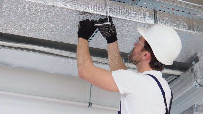 Ventilation System Installation and Repair Service. Hvac Technician at ...