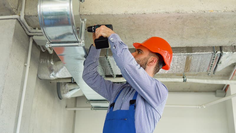 Ventilation System Installation and Repair Service. Hvac Technician at ...