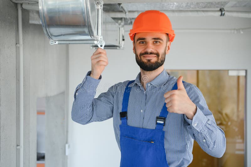 Ventilation System Installation and Repair Service. Hvac Technician at ...