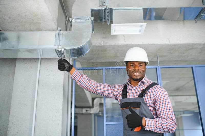 Ventilation System Installation and Repair Service. Hvac Technician at ...