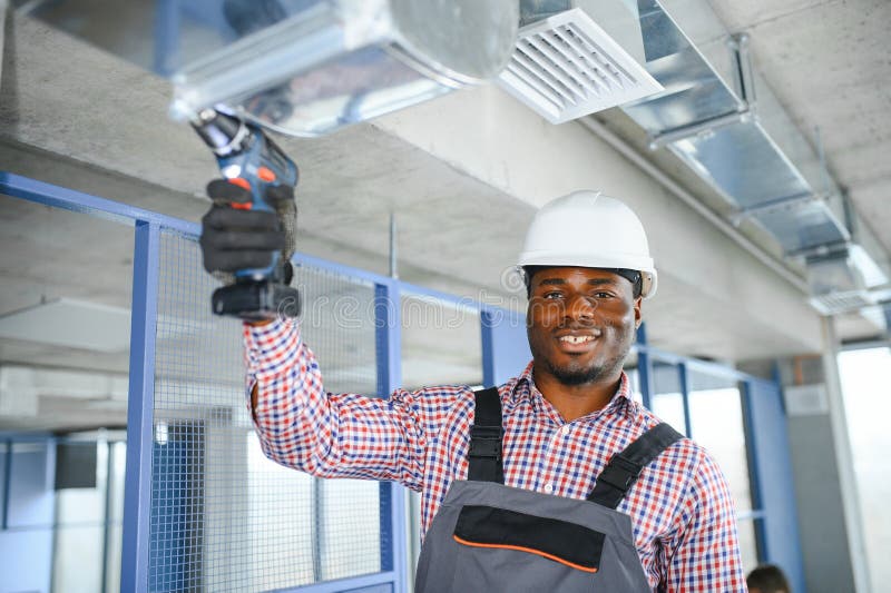 Ventilation System Installation and Repair Service. Hvac Technician at ...