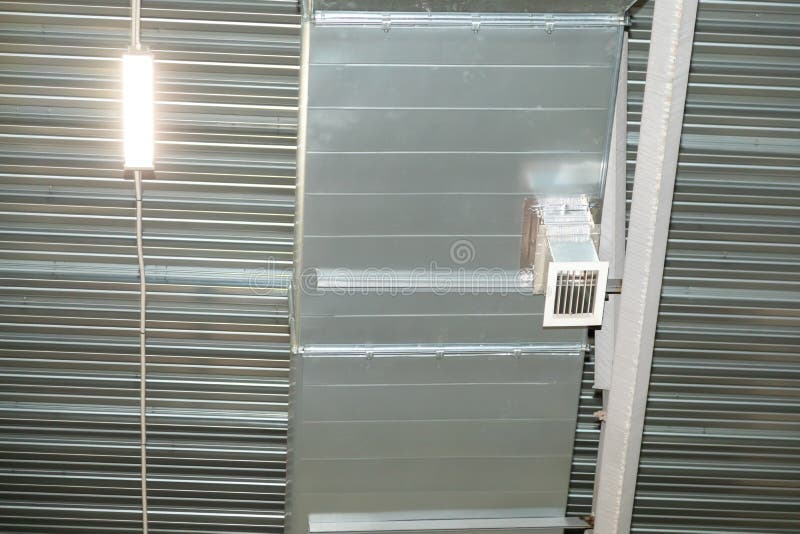 Ventilation System in the Metalworking Shop Stock Photo - Image of ...