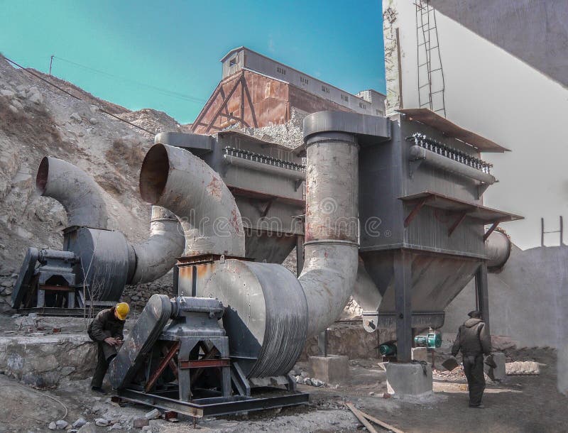 The Ventilation System in the Mining Complex. Editorial Photo - Image ...