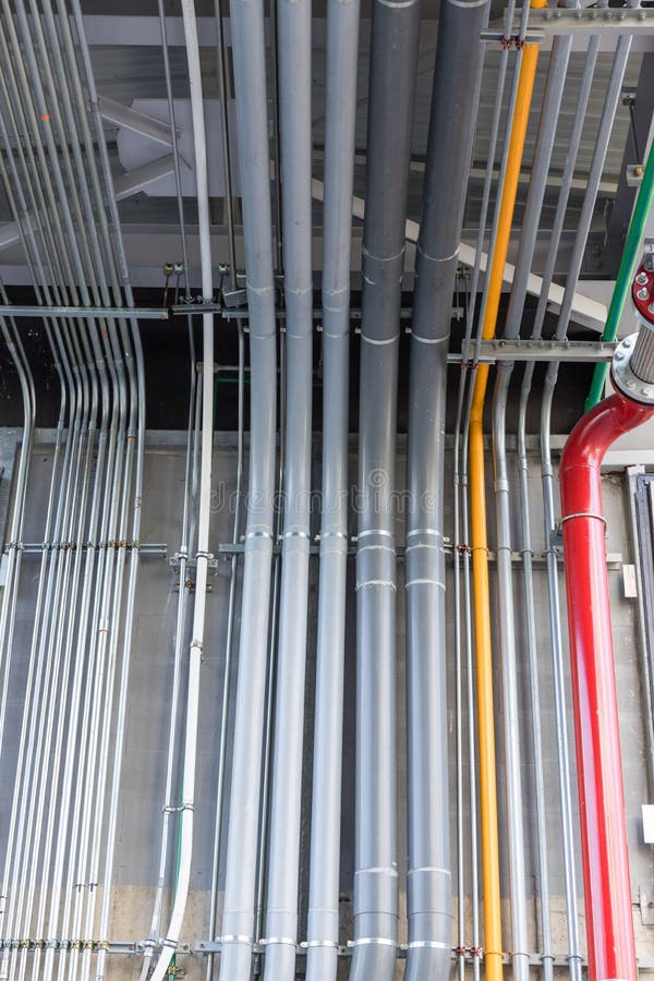 Electrical Conduits stock image. Image of conduit, threaded - 18091581