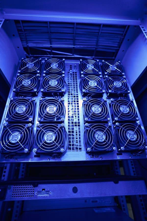 Ventilation Unit Suitable for Data Center Network Equipment Stock Photo ...