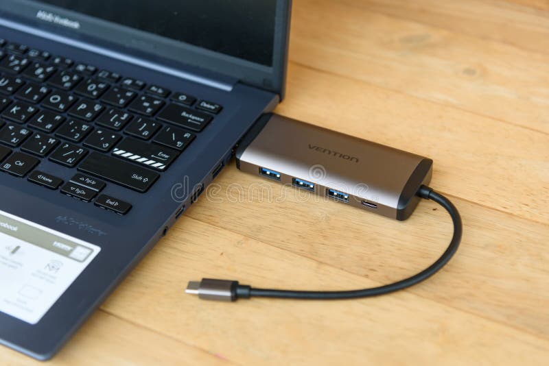 Vention the Type C HUB 8 in 1 for Connect Any Device Editorial Stock ...