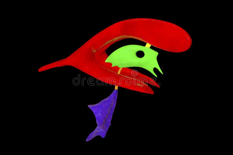 Ventricular System of Brain, 3D Illustration Stock Illustration ...