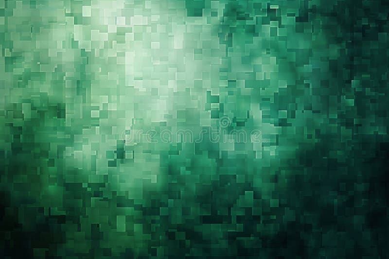 Venture into a World of Digital Abstraction As Deep Green Hues ...