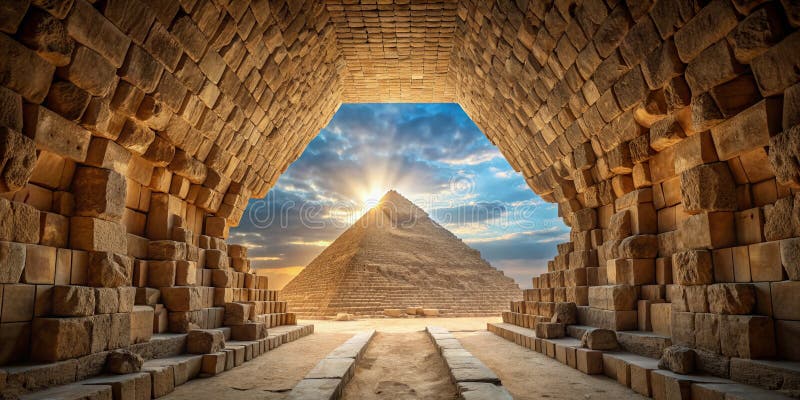 Venturing into the Heart of the Pyramid AI-Generated Content Stock ...