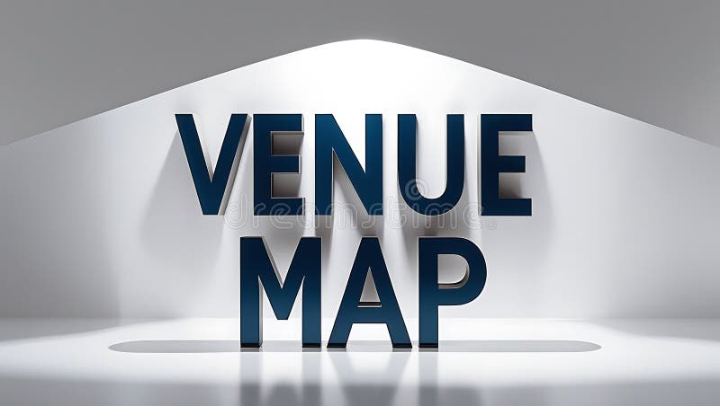 Venue Map Designed for Event Navigation and Guest Orientation Stock ...