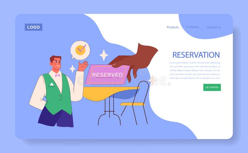 Table Reservation Confirmation Stock Illustrations – 6 Table ...