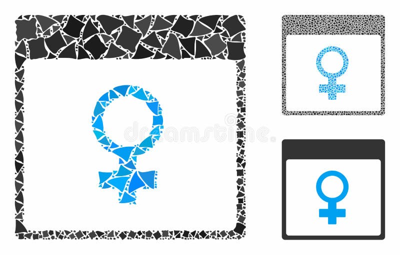 Venus Female Symbol Calendar Page Mosaic Icon of Tremulant Pieces Stock ... Venus Female Symbol Calendar Page Mosaic Icon of Tremulant Pieces Stock ...