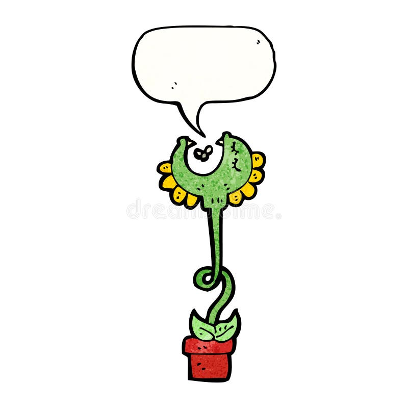 Venus Fly Trap Cartoon Character Stock Vector - Illustration of ...