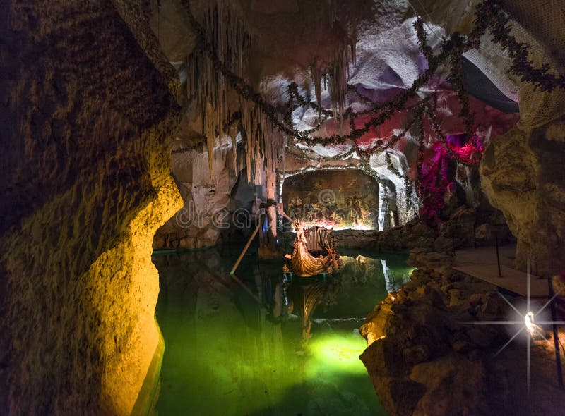 Venus Grotto En El Palacio De Linderhof En Alemania Imagen de archivo ...