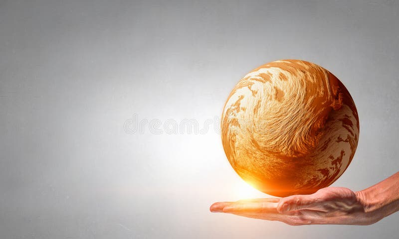 Venus planet in hand stock image. Image of fantasy, palm - 116439025