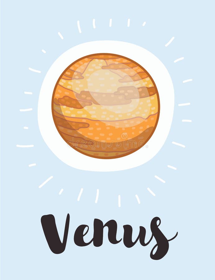 Cartoon Venus Planet