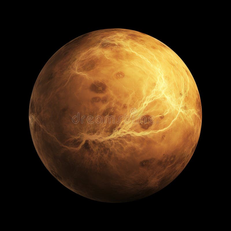 Venus Planet from Space Sphere Planet in the Solar System Stock ...