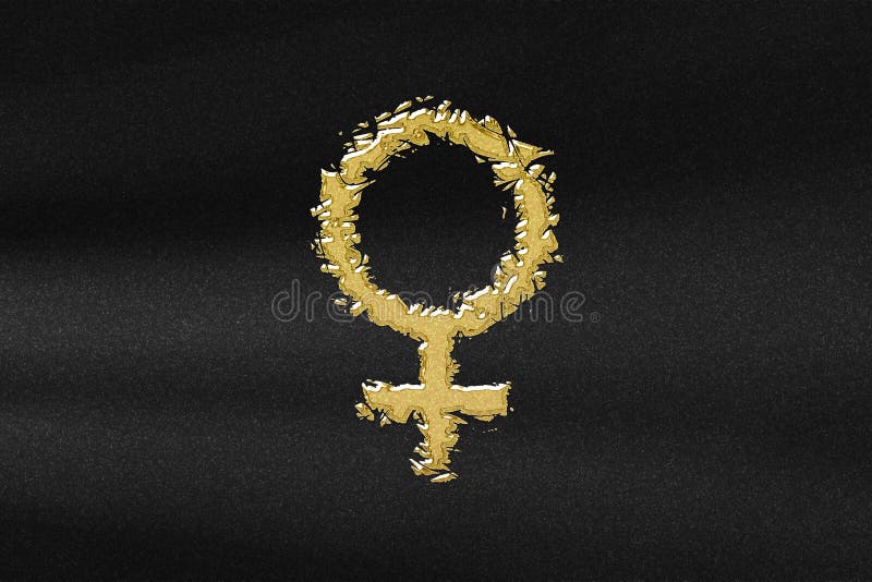 Venus Sign, Planet Venus Symbol Stock Photo - Image of education ...