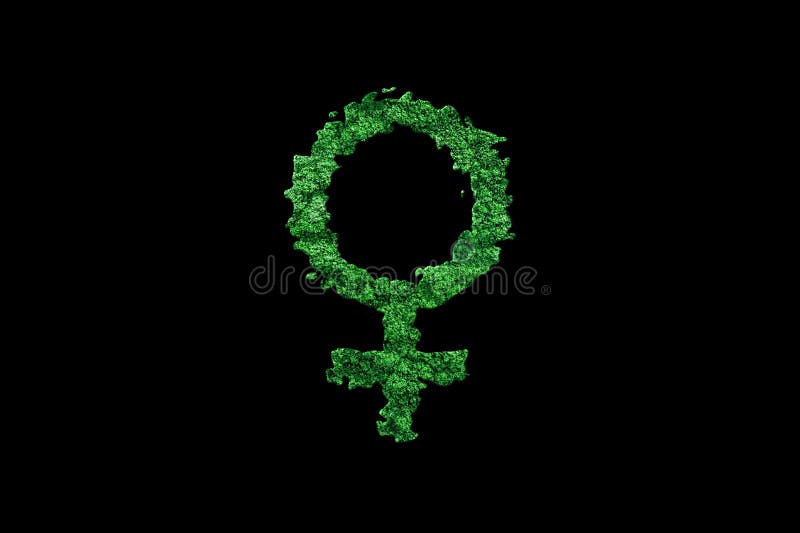 Venus Sign, Planet Venus Symbol Stock Illustration - Illustration of ...
