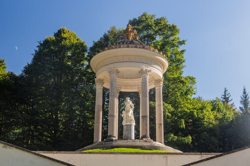 Venus Temple at Linderhof Palace, Bavaria State, German Stock Photo ...
