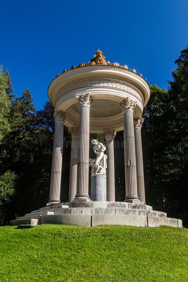 Venus Temple at Linderhof Palace, Bavaria State, German Stock Photo ...