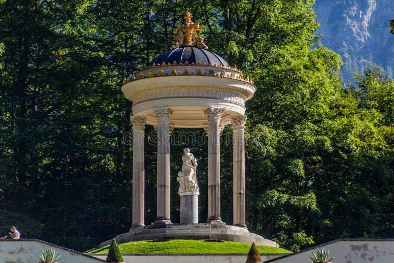 Venus Temple at Linderhof Palace, Bavaria State, German Stock Image ...