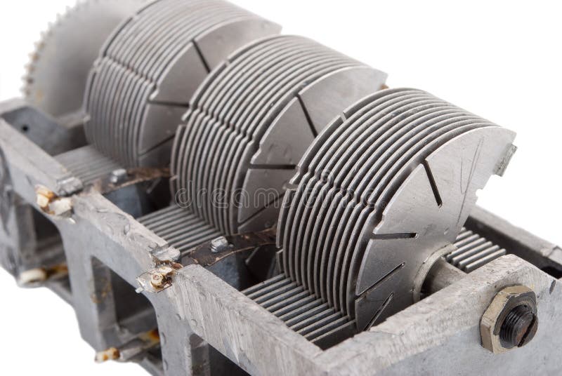 Elektrolytische Condensator Stock Afbeelding - Image of vuil ...