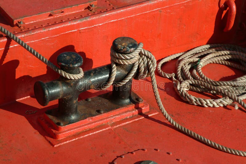 Verankern der Lieferung stockbild. Bild von schleppseil - 272047