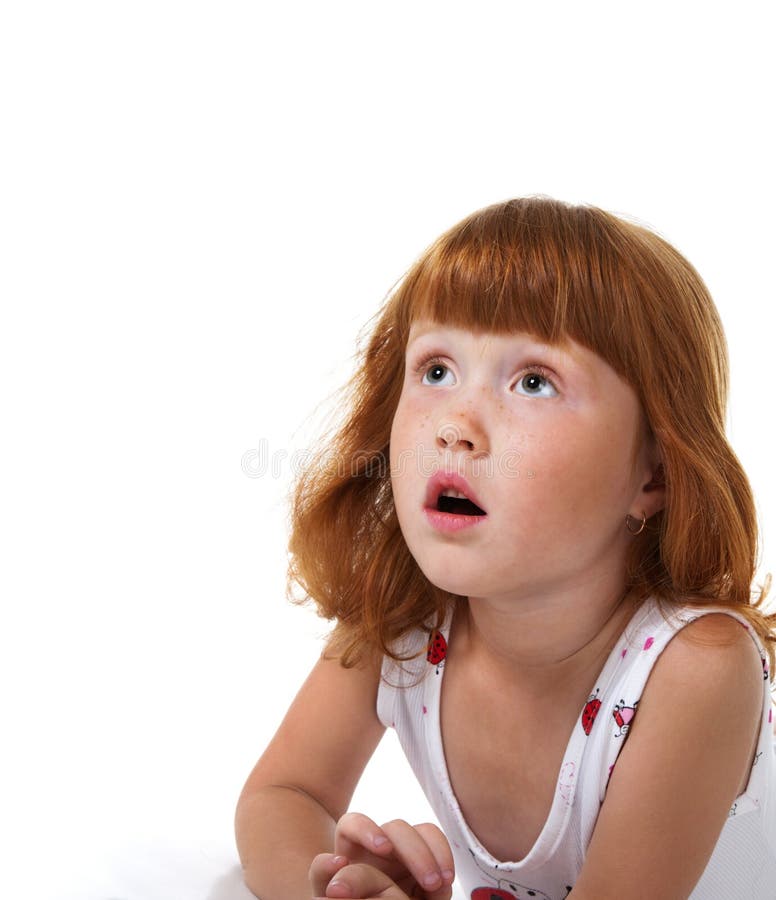 Verbaasd kind stock foto. Image of geïsoleerd, voorschoolster - 10391358