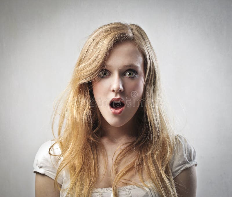Verbaasd meisje stock foto. Image of mond, verbazing - 25151654