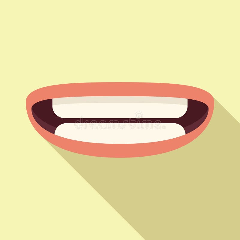 Verbal Exercise Icon Flat Vector. Education Speaking Stock Vector ...