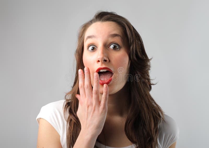 Verbazing stock afbeelding. Image of meisje, portret - 13958197