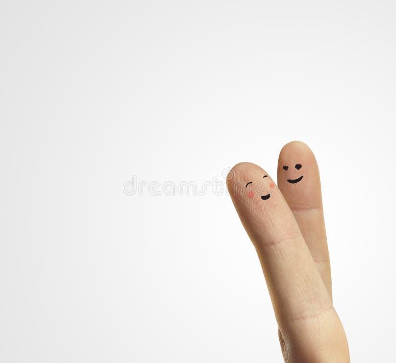 Verbinden Sie Umarmung Der Glücklichen Fingersmiley Mit Liebe Stockbild ... Verbinden Sie Umarmung Der Glücklichen Fingersmiley Mit Liebe Stockbild ...