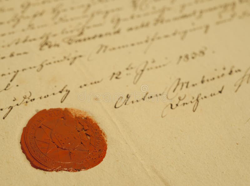 Oud Geschrift En Verbinding Stock Afbeelding - Image of document ...