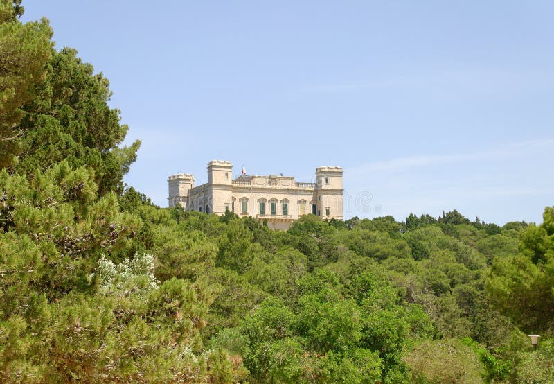Verdala Palace stock image. Image of building, malta, forest - 5738949