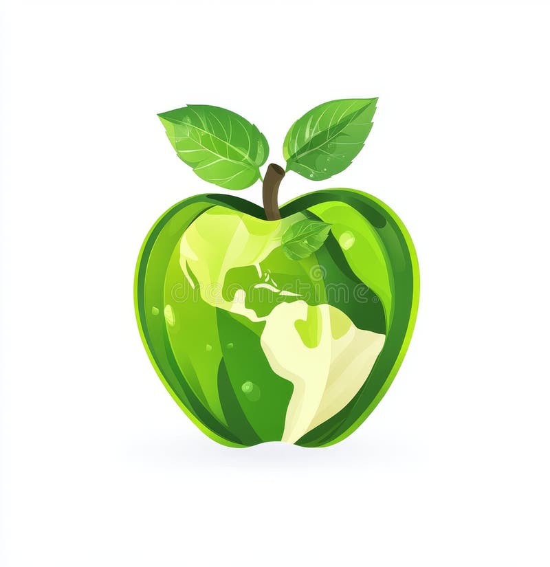 A Verdant Sphere Signifying Environmental Preservation Stock Photo ...