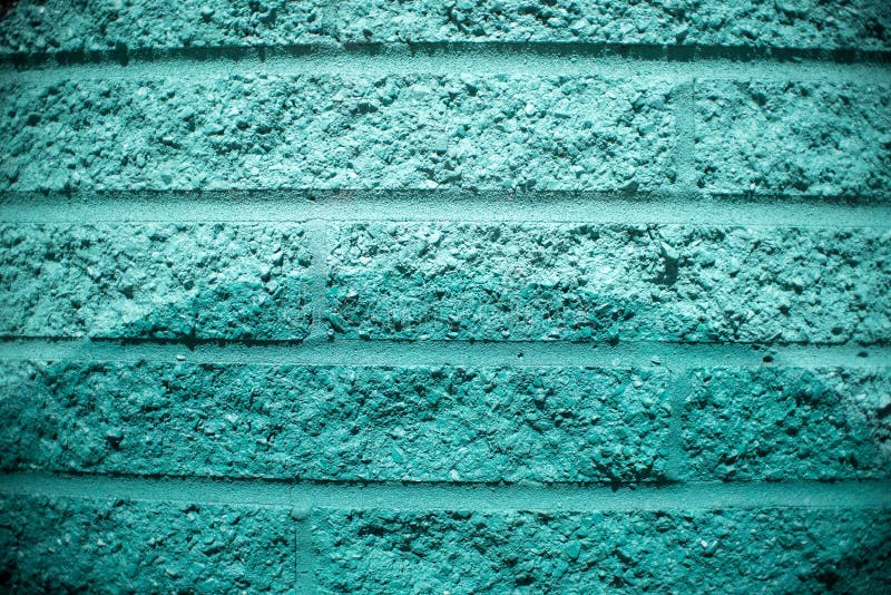 Verde Azul Aqua Brick Wall Background Imagen de archivo - Imagen de ...