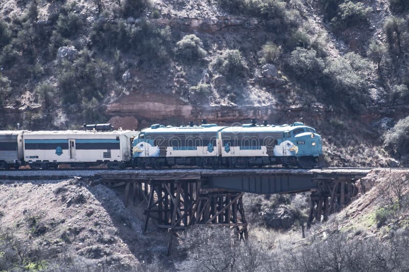Verde Canyon Train stock image. Image of transportation - 87315305