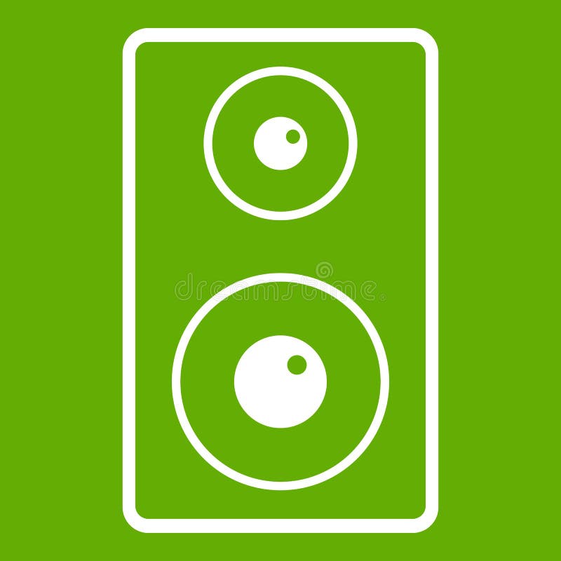 Icono De Subwoofer De 3 Tipos De Esquema En Blanco Y Negro. Símbolo ...