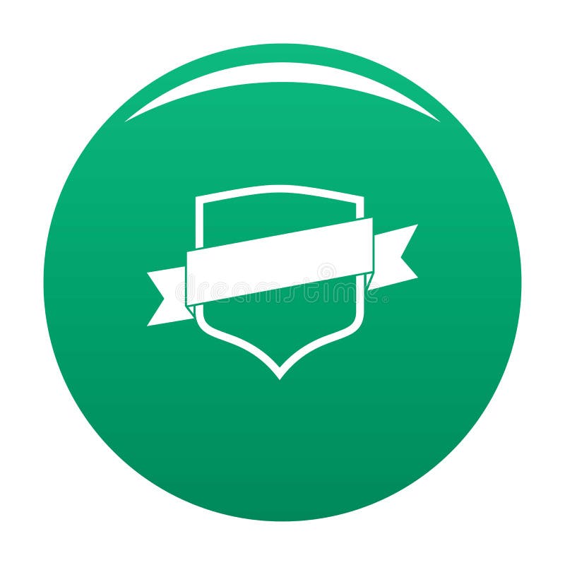 Verde Del Vector Del Icono De La Insignia Ilustración del Vector ...