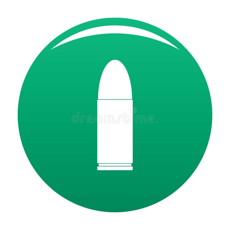 Verde Del Vector Del Icono De La Pistola Ilustración del Vector ...