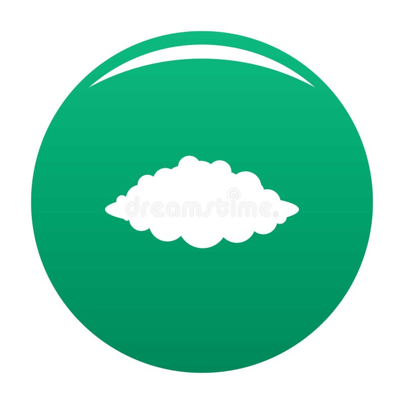 Verde Del Vector Del Icono De La Tormenta Ilustración del Vector ...