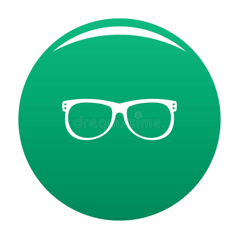 Verde Del Vector Del Icono De Vision Ilustración del Vector ...