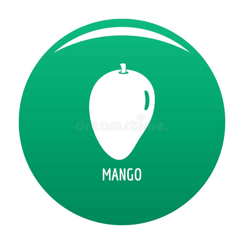 Verde Del Vector Del Icono Del Mango Ilustración del Vector ...