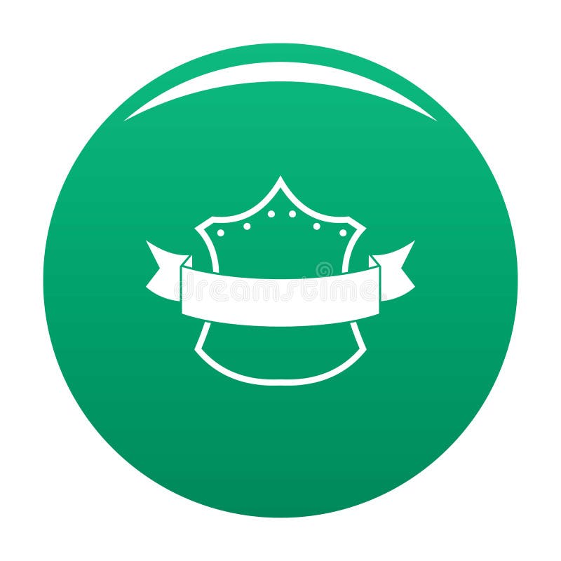 Verde Del Vector Del Icono Del Rey De La Insignia Ilustración del ...