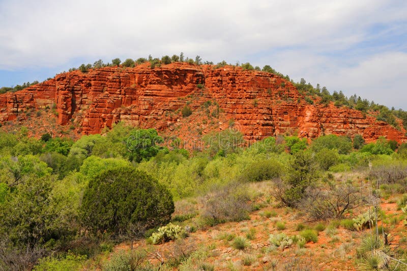 Verde River Valley stock image. Image of mountains, cloud - 298943783