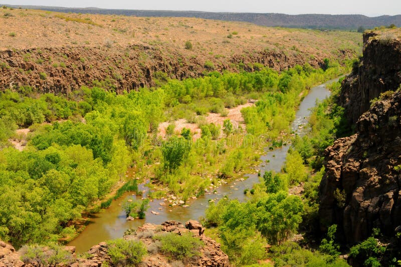 Verde River Valley Arizona stock photo. Image of distant - 275723652