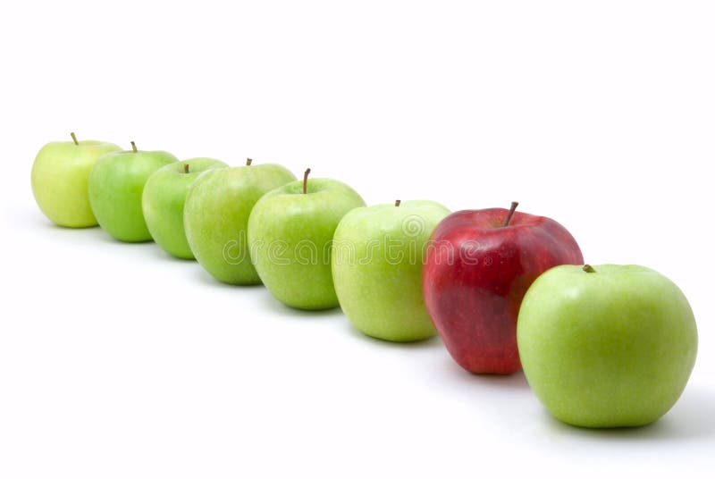 Verde y rojo imagen de archivo. Imagen de pectina, color - 4454287