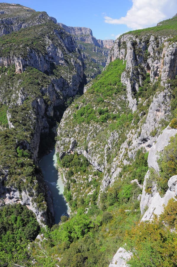 Verdon gorge. stock photo. Image of environment, blue - 25078420