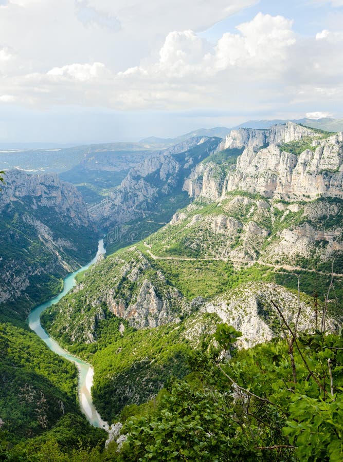 Verdon Gorge, Provence, France Stock Image - Image of haute, locations ...
